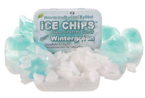 Hospital ice chips for dry mouth